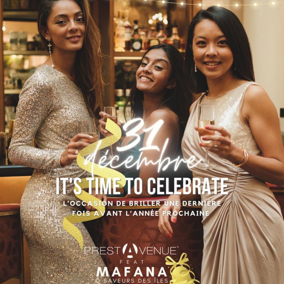 RÉVEILLON MAFANA PRESTAVENUE : BUFFET PRESTIGE : It's time to celebrate ...